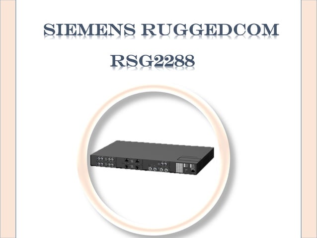 RUGGEDCOM RSG2288 rack switch | PPT | Free Download