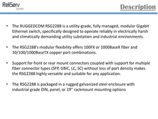 RUGGEDCOM RSG2288 rack switch | PPT | Free Download
