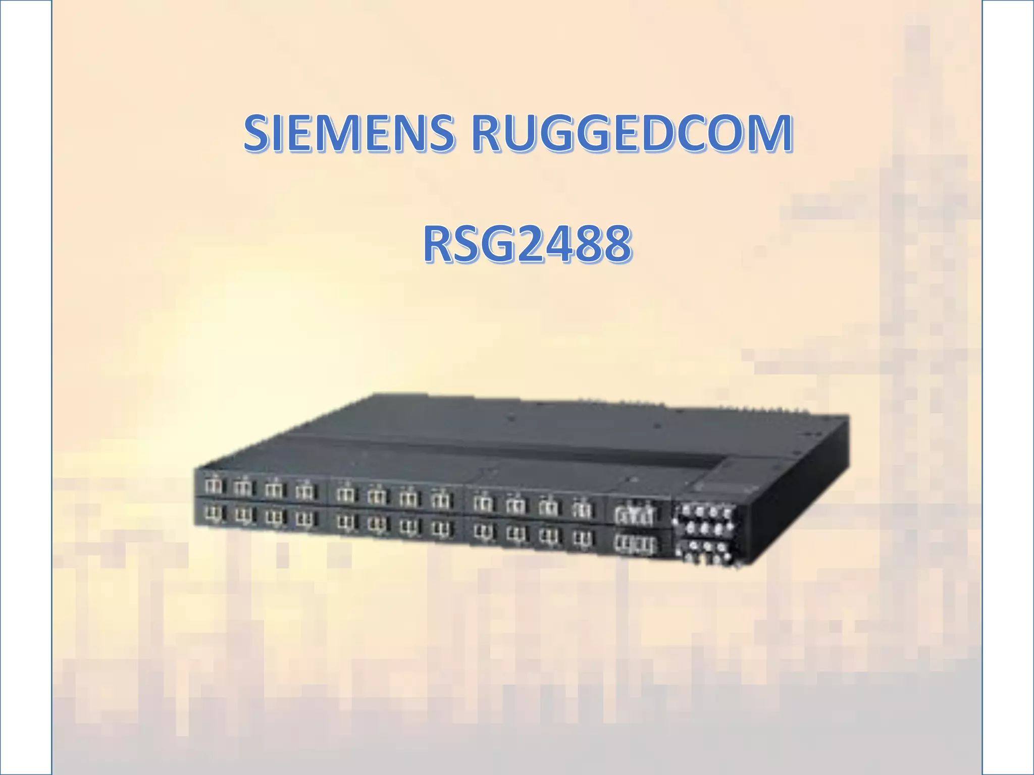 RUGGEDCOM RSG2488 rack switch | PPT