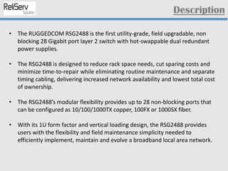 RUGGEDCOM RSG2488 rack switch | PPT