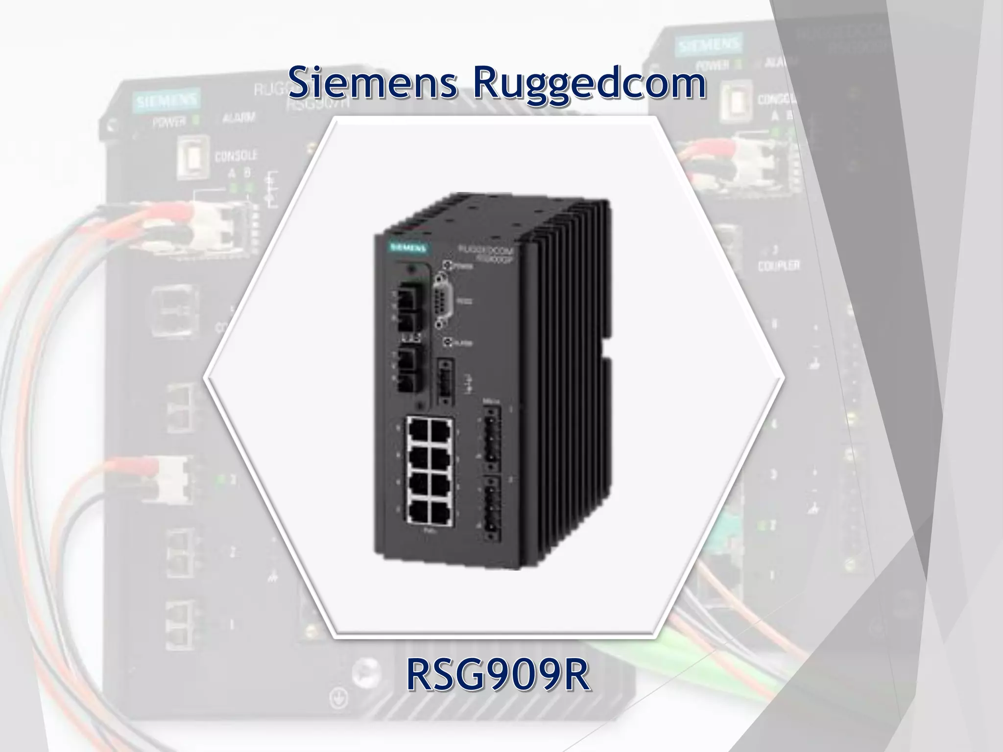 RUGGEDCOM RSG909R compact switch | PPT