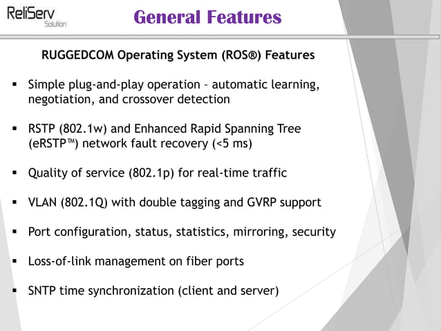 RUGGEDCOM RSG909R compact switch | PPT