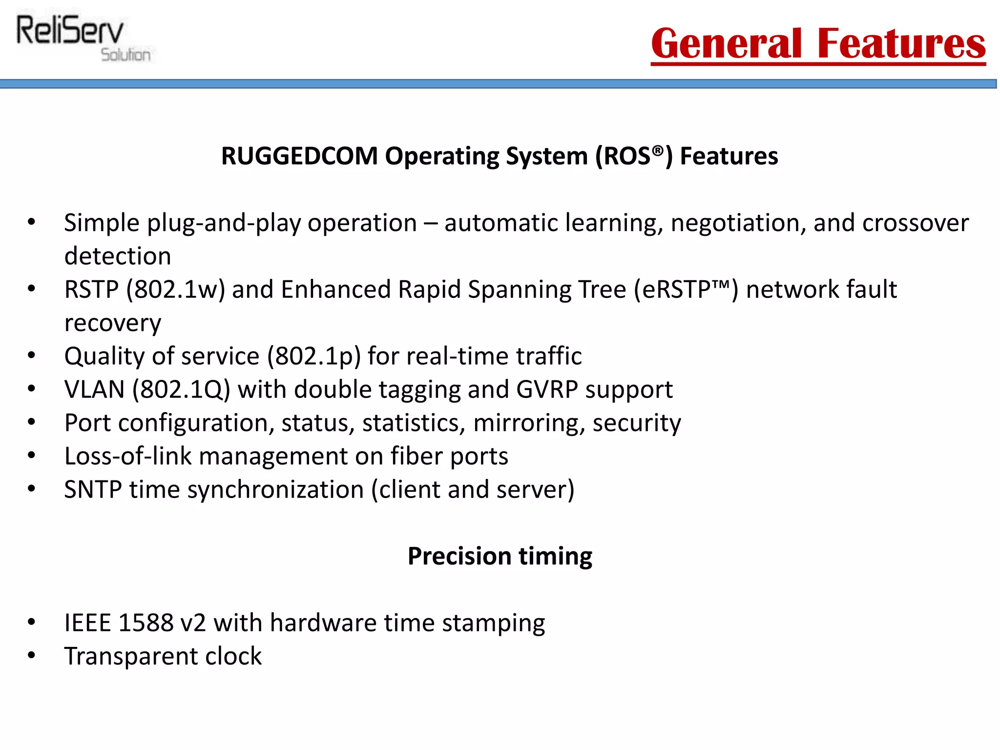 RUGGEDCOM RST2228 / RST2228P rack switch | PPT