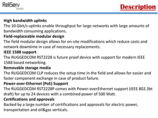 RUGGEDCOM RST2228 / RST2228P rack switch | PPT