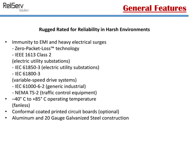 RUGGEDCOM RST2228 / RST2228P rack switch | PPT