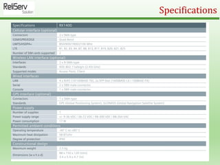 Ruggedcom rx1400 | PDF