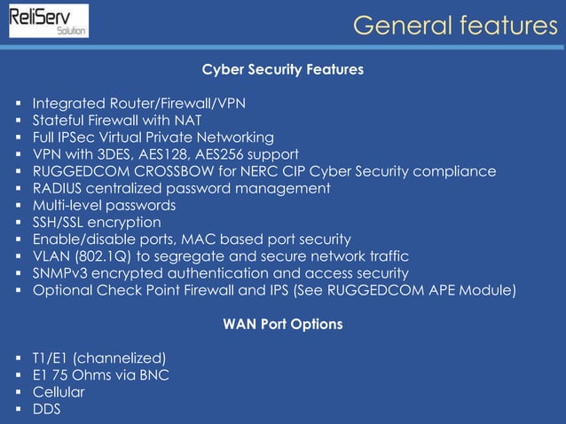 Ruggedcom rx1500 rx1501 multi service platform | PDF