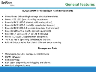 Ruggedcom rx1510 rx1511 rx1512 multi service platform | PDF
