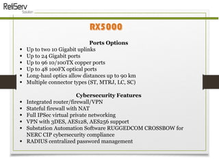 Ruggedcom rx5000 mx5000 multi service platform | PPT | Free Download