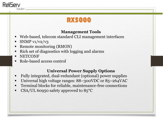 Ruggedcom rx5000 mx5000 multi service platform | PPT