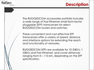 RUGGEDCOM SFPs accessories | PPT