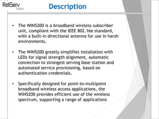 RUGGEDCOM WIN5200 wimax | PDF