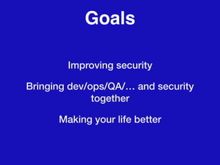 Integrating DevOps and Security | PPT