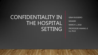 Ruggiero.hipaa training | PPTX | Health Insurance | Insurance