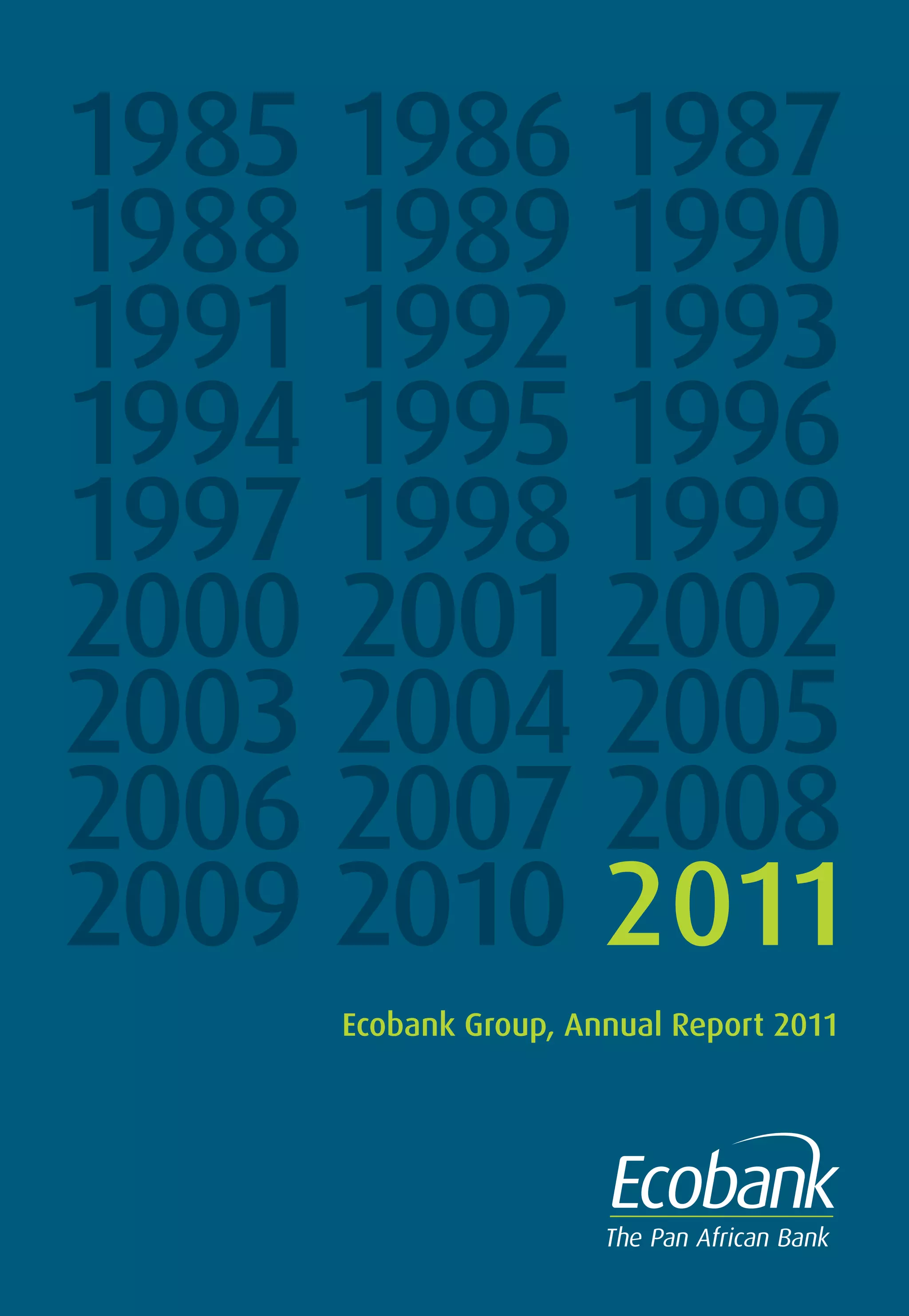 Ecobank annual report 2011 | PDF