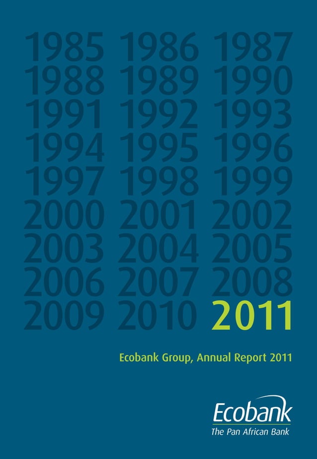 Ecobank annual report 2011 | PDF