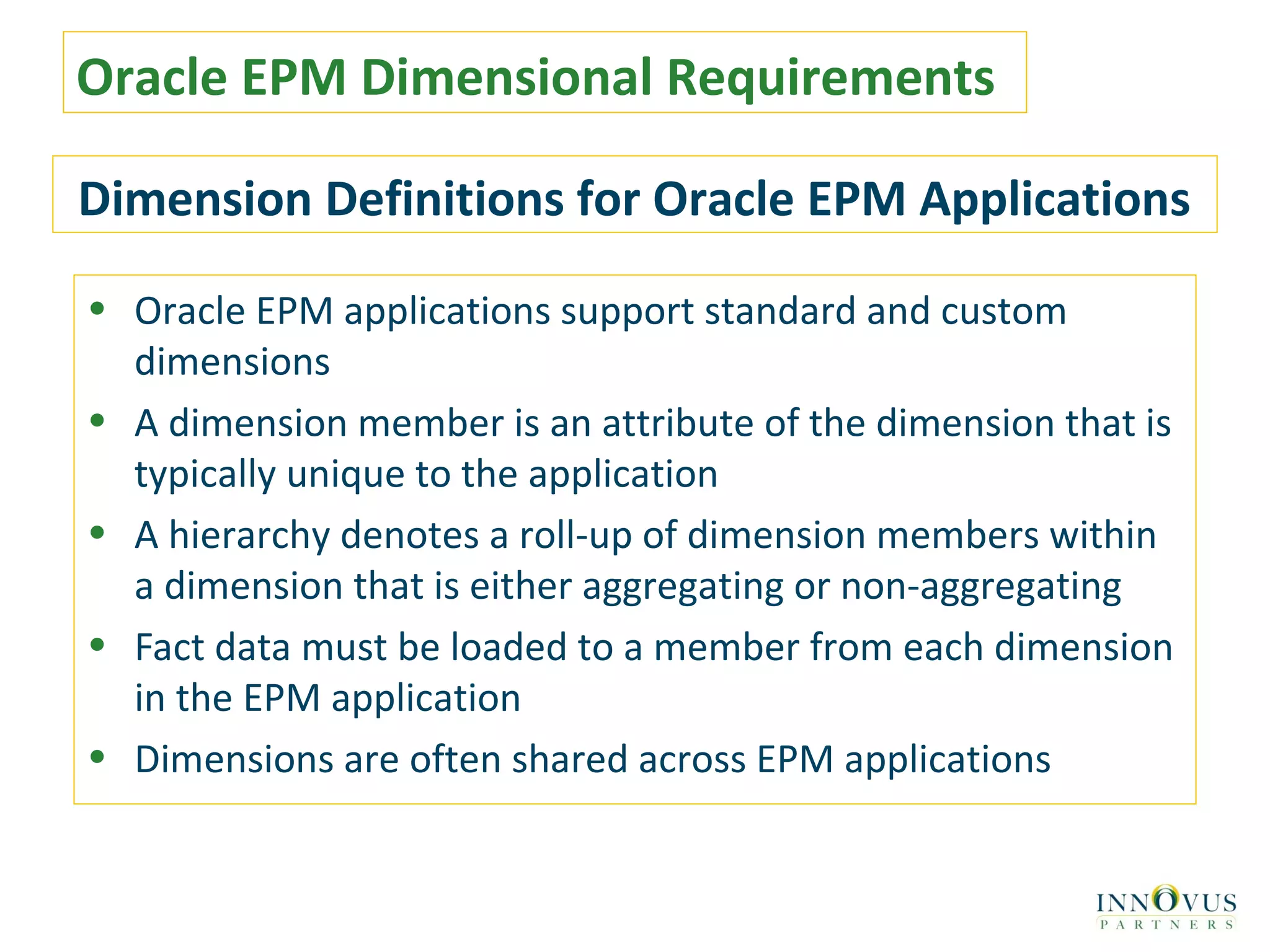 Dimension Decisions: A Guide to Defining Dimensions for Your Oracle EPM ...