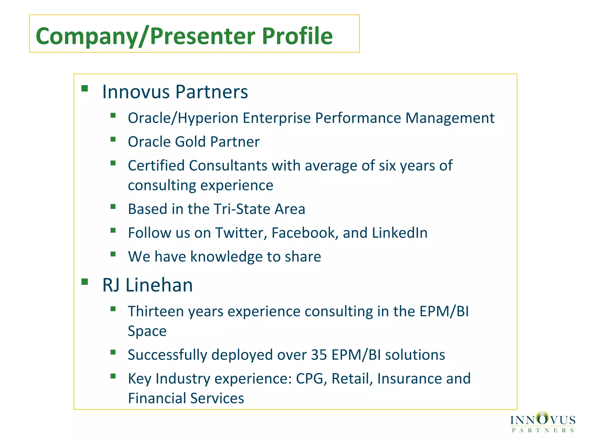 Dimension Decisions: A Guide to Defining Dimensions for Your Oracle EPM ...