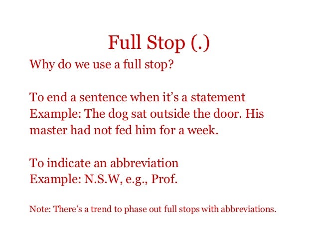 Full Stop Punctuation Memes