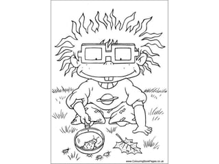 Rugrats Chuckie Coloring Pages