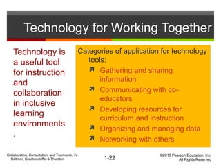 Chapter 1 - Working Together in Collaboration, Consultation, and Teams ...