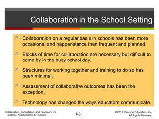 Chapter 1 - Working Together in Collaboration, Consultation, and Teams ...