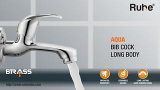 Premium quality, Stylish design Bathroom faucets | Ruhe India | PPT