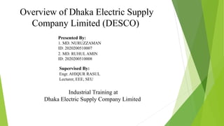 Dhaka Electric Supply Company (DESCO). Online Customer Service ...
