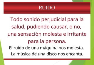 Conservacion de la audicion - exposicion a Ruido.ppt