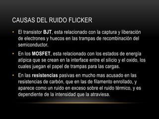 Ruido en sistemas de instrumentacion | PPTX