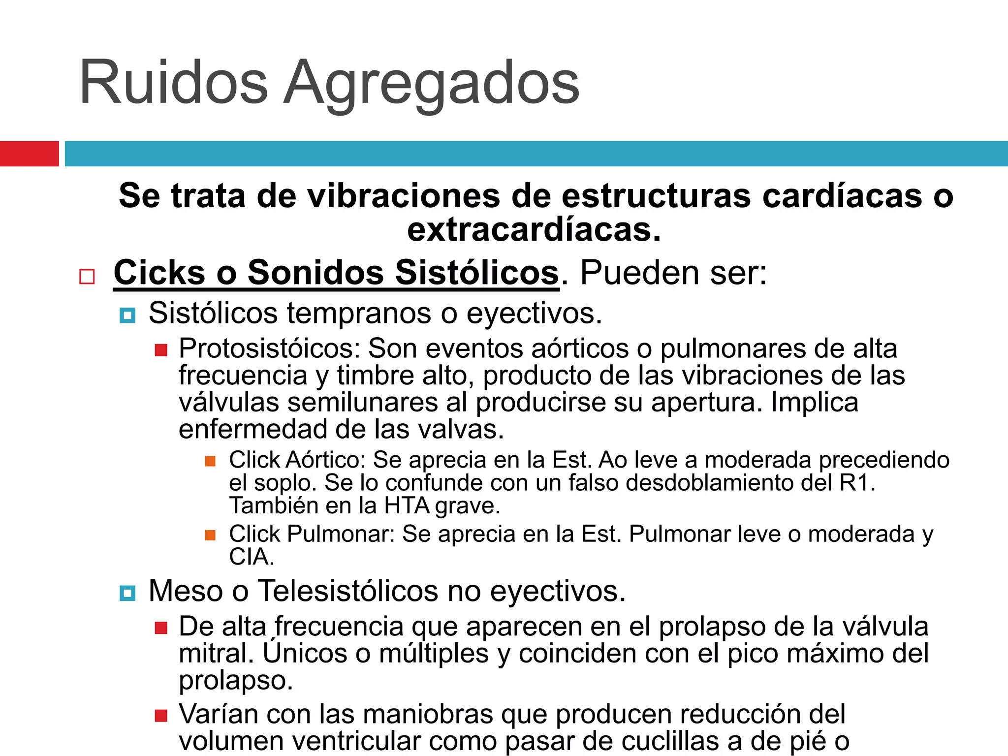 Ruidos cardiacos - Dr. Bosio | PPTX | Heart and Cardiovascular Diseases ...