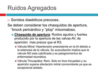 Ruidos cardiacos - Dr. Bosio | PPTX