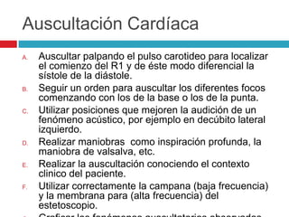 Ruidos cardiacos - Dr. Bosio | PPTX