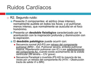 Ruidos cardiacos - Dr. Bosio | PPTX