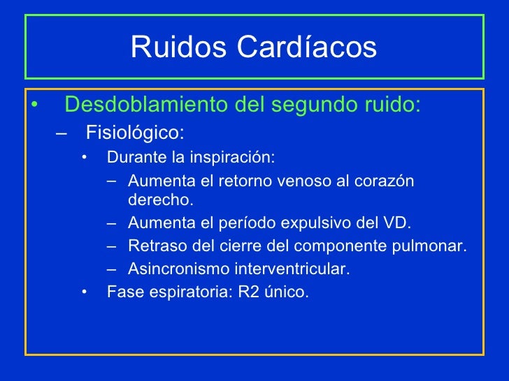 Ruidos cardíacos