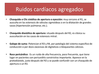 Ruidos cardíacos | PPTX