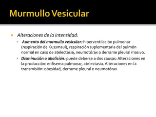 Ruidos respiratorios | PPTX
