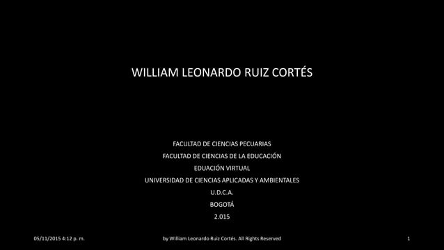 Ruiz cortés, william leonardo (mvb) microsoft power point | PPTX