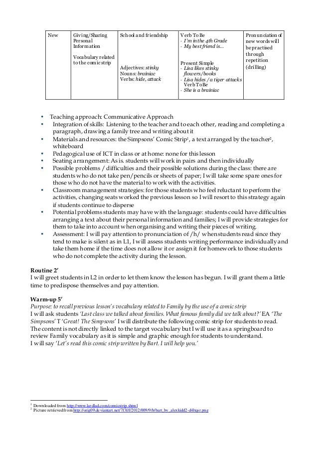 Secondary: Lesson Plan 5