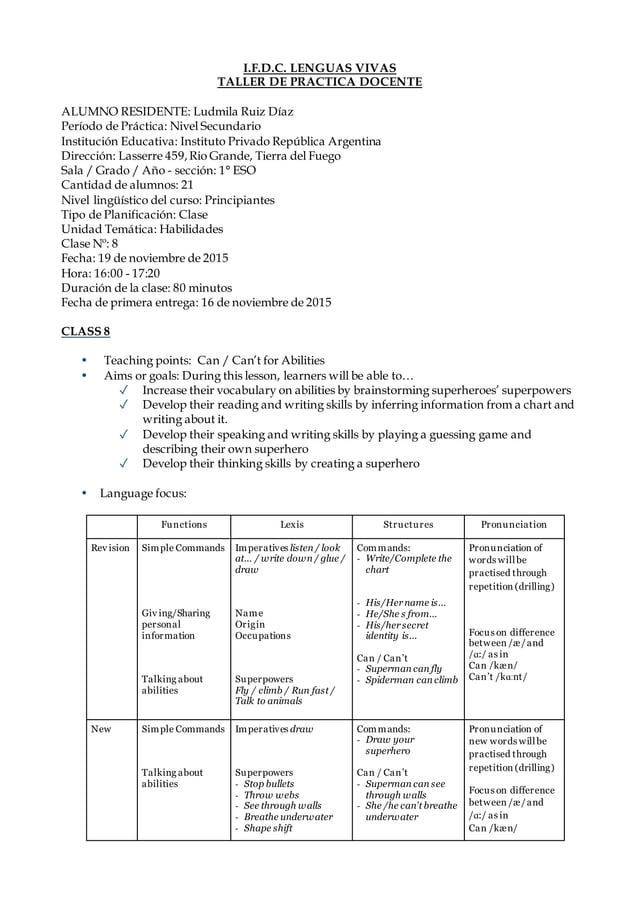 Secondary: Lesson Plan 8 | PDF