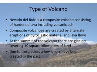 Ruiz volcano | PPTX | Geography | Science