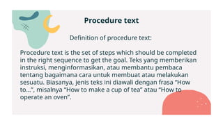MATERI BAHASA INGGRIS KELAS 9 PROCEDURE TEXTRujak Cingur.pptx