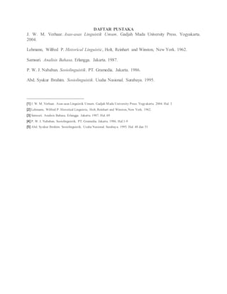 Ruj lingusosilinguistik | PDF