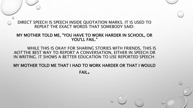 REPORTED SPEED | PPTX