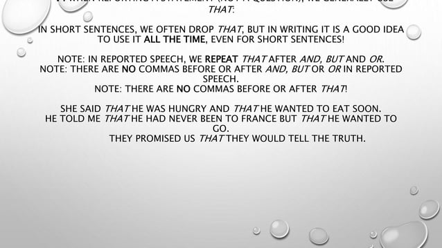 REPORTED SPEED | PPTX