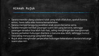 Rujuk dan Iddah | PPTX