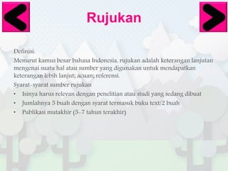 Rujukan | PPTX