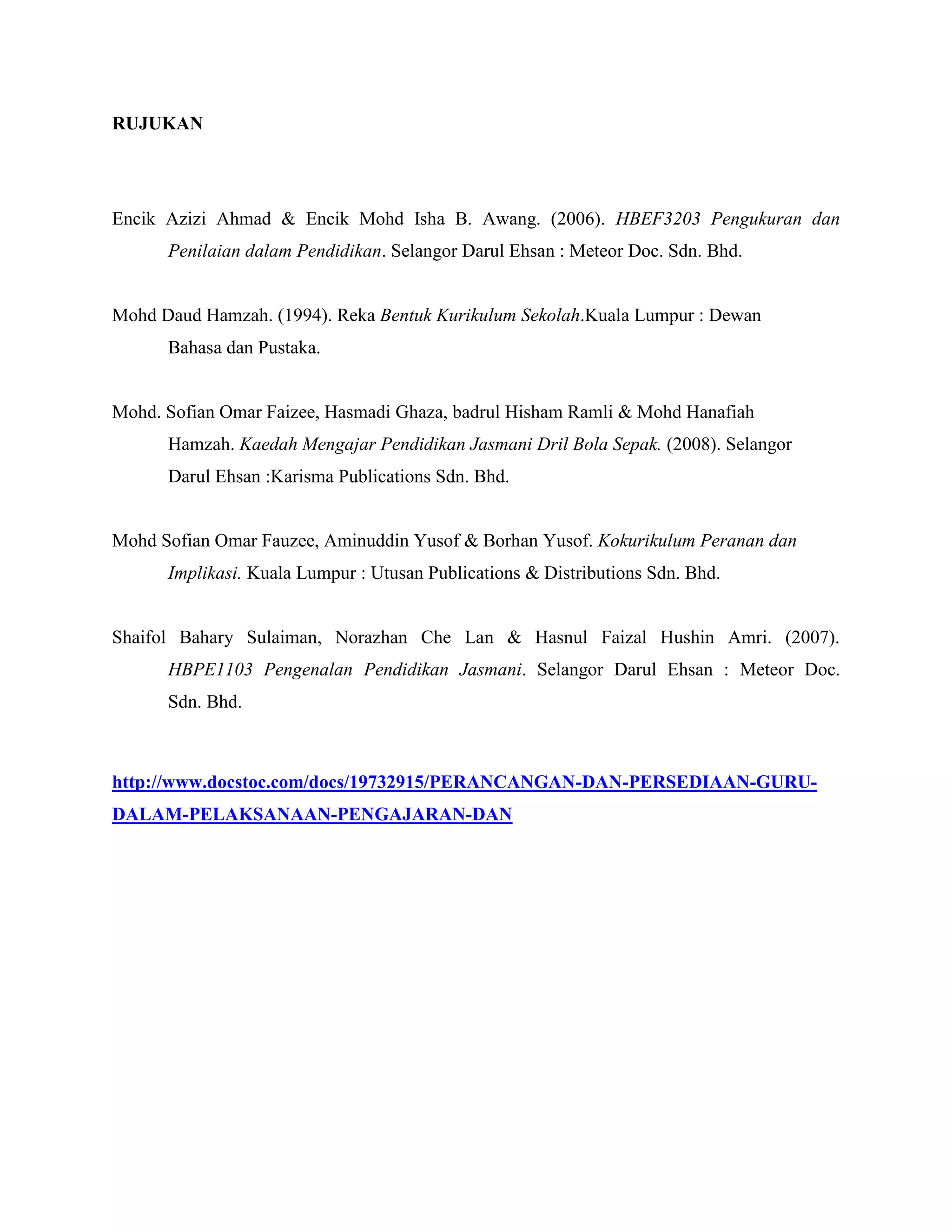 Rujukan pj | PDF