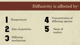 study of liquid diffusion | PPTX