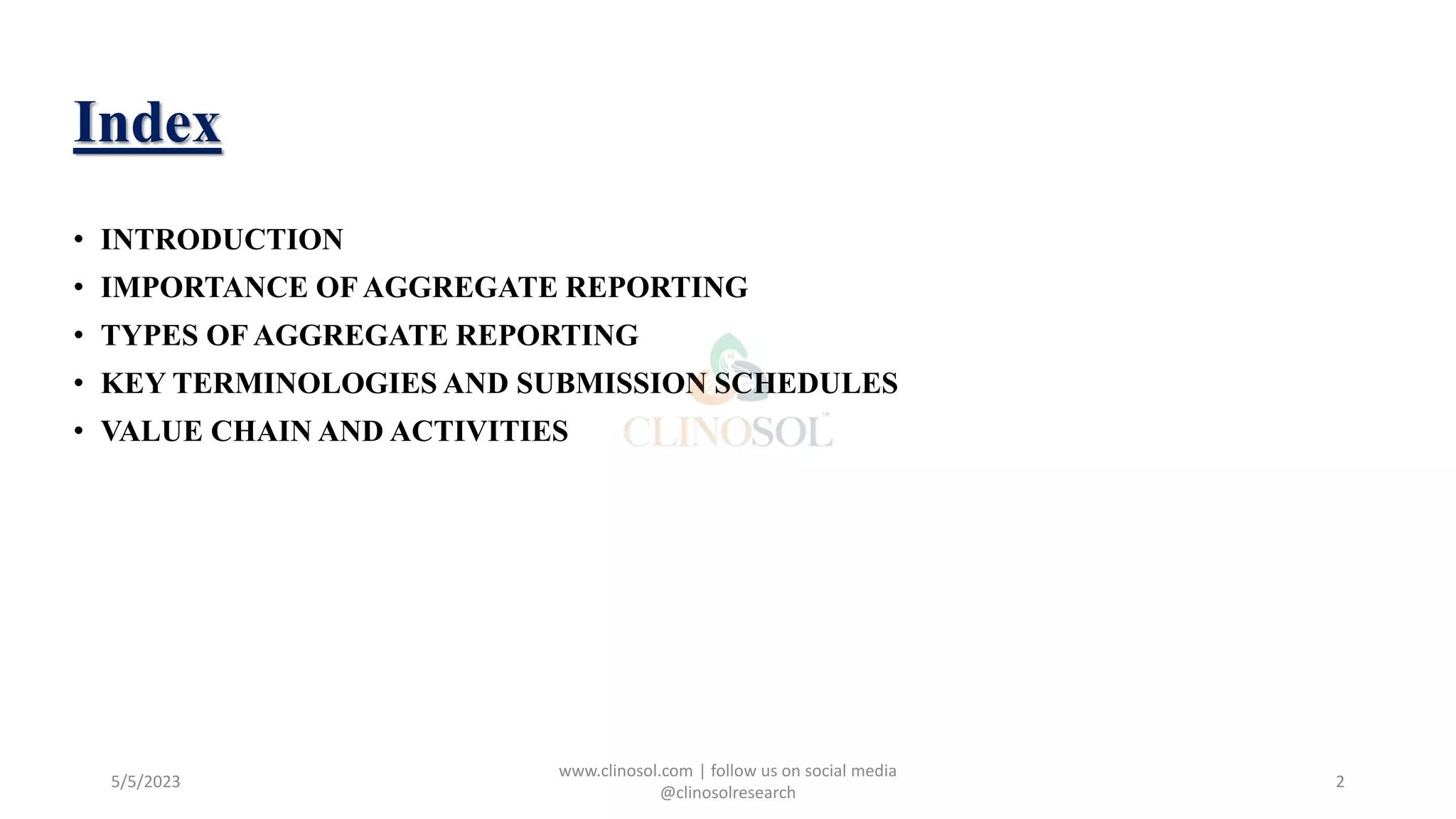 AGGREGATE REPORTING IN PHARMACOVIGILANCE | PPTX